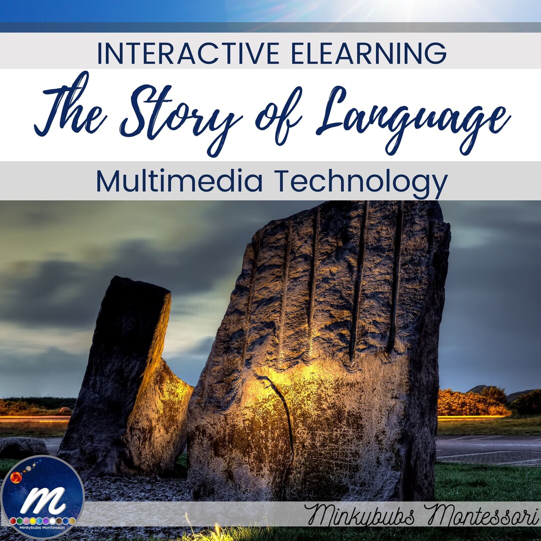 Montessori Story of Language Fourth Great Lesson Digital Edition No ...