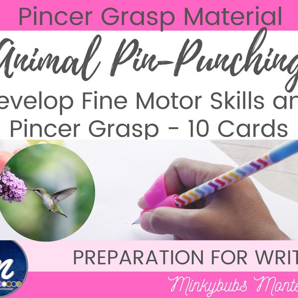 Montessori Pin Punching - Etsy