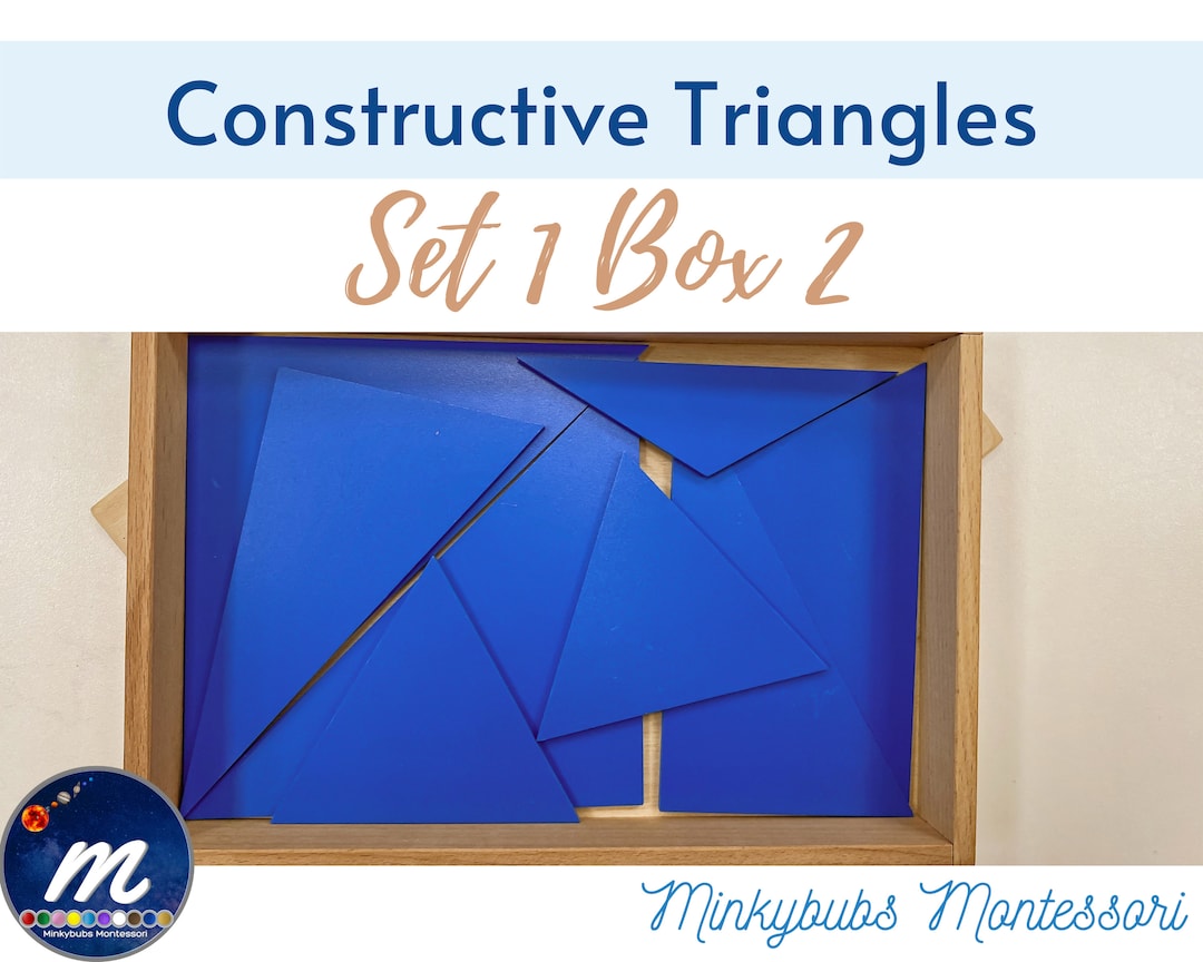 Constructive Triangles Rectangular Colored Set 1 Box 2 Printable ...