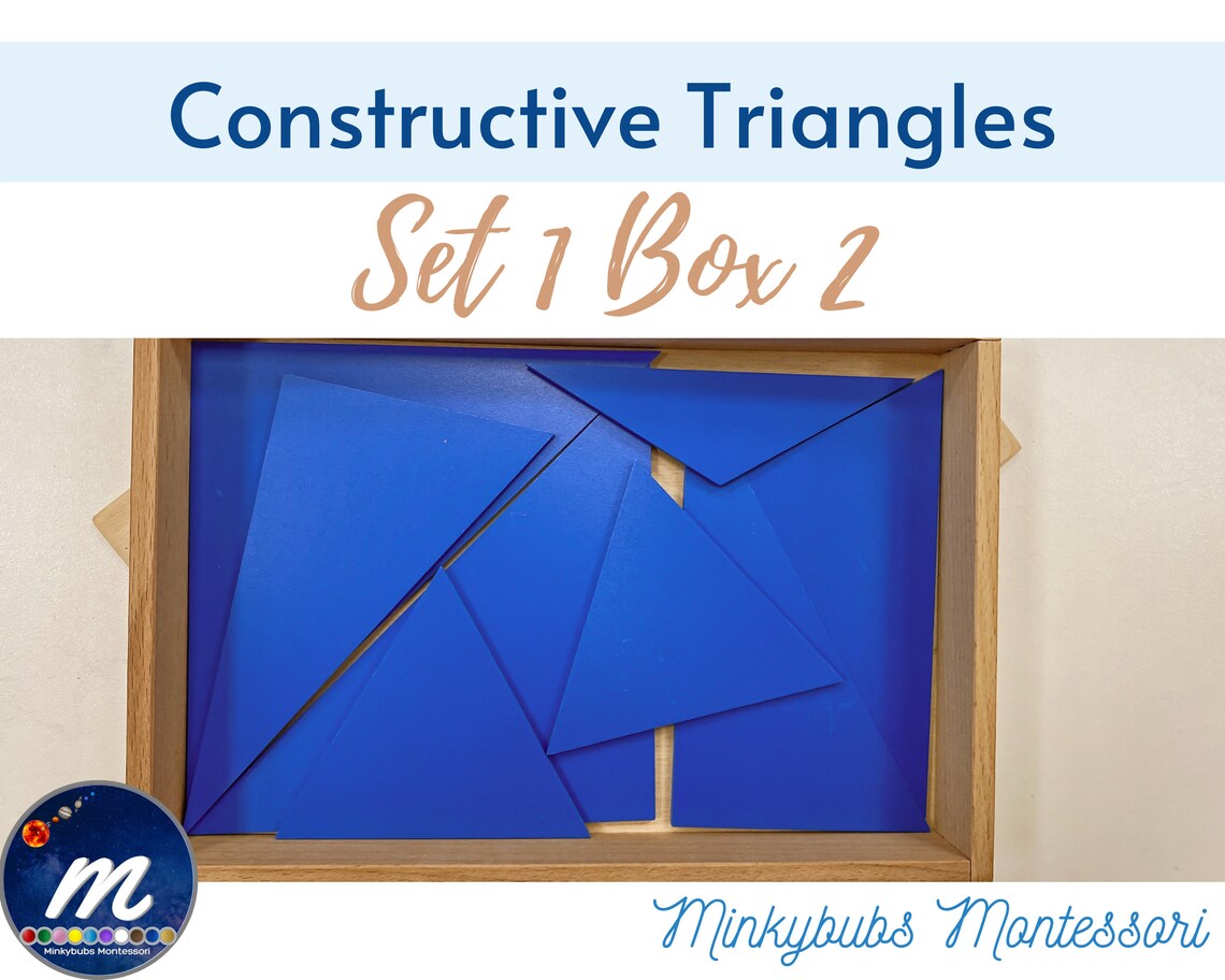 Constructive Triangles Rectangular Colored Set 1 Box 2 Printable Print ...