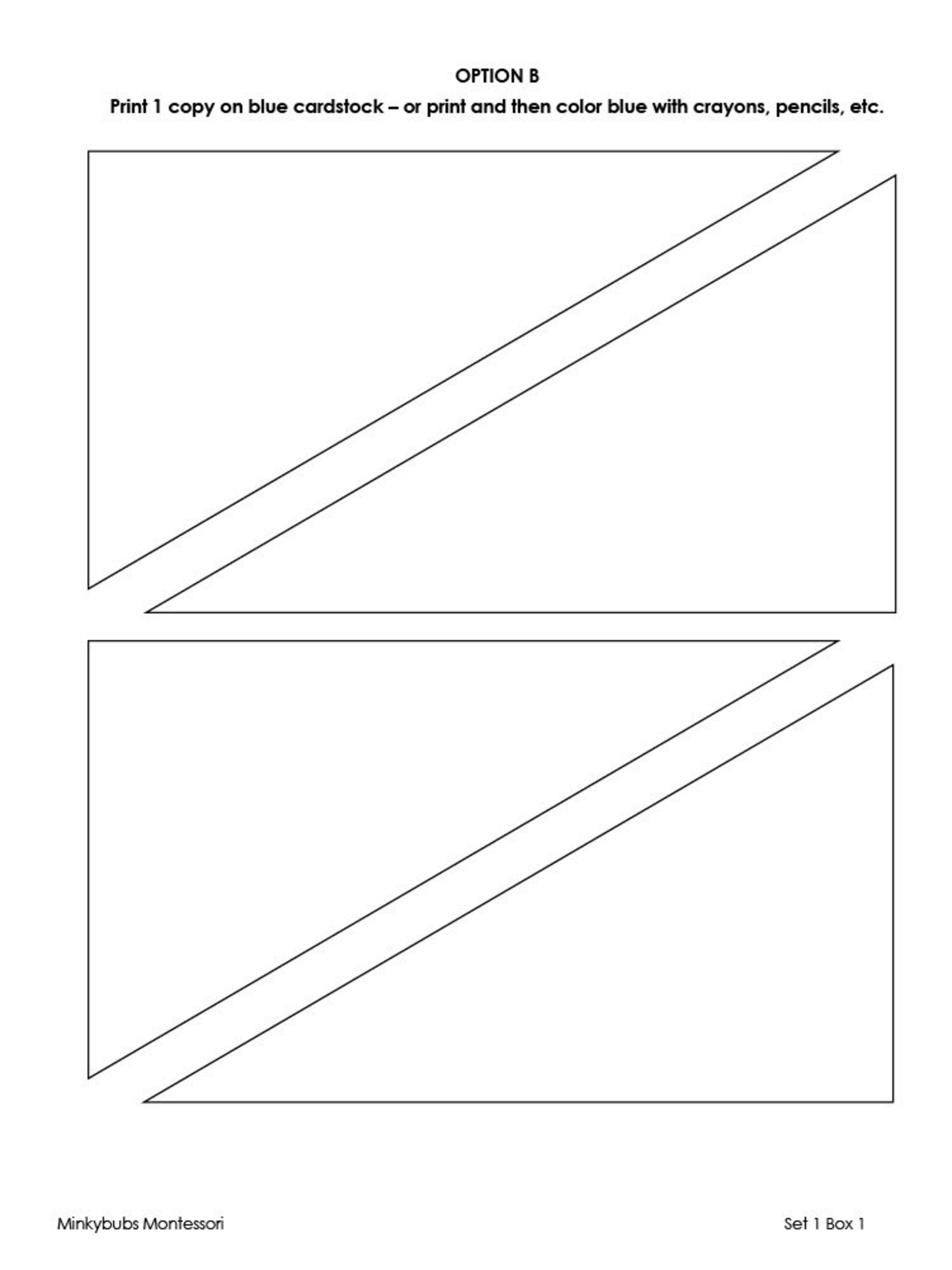 Constructive Triangles Rectangular Colored Set 1 Box 2 Printable Print ...