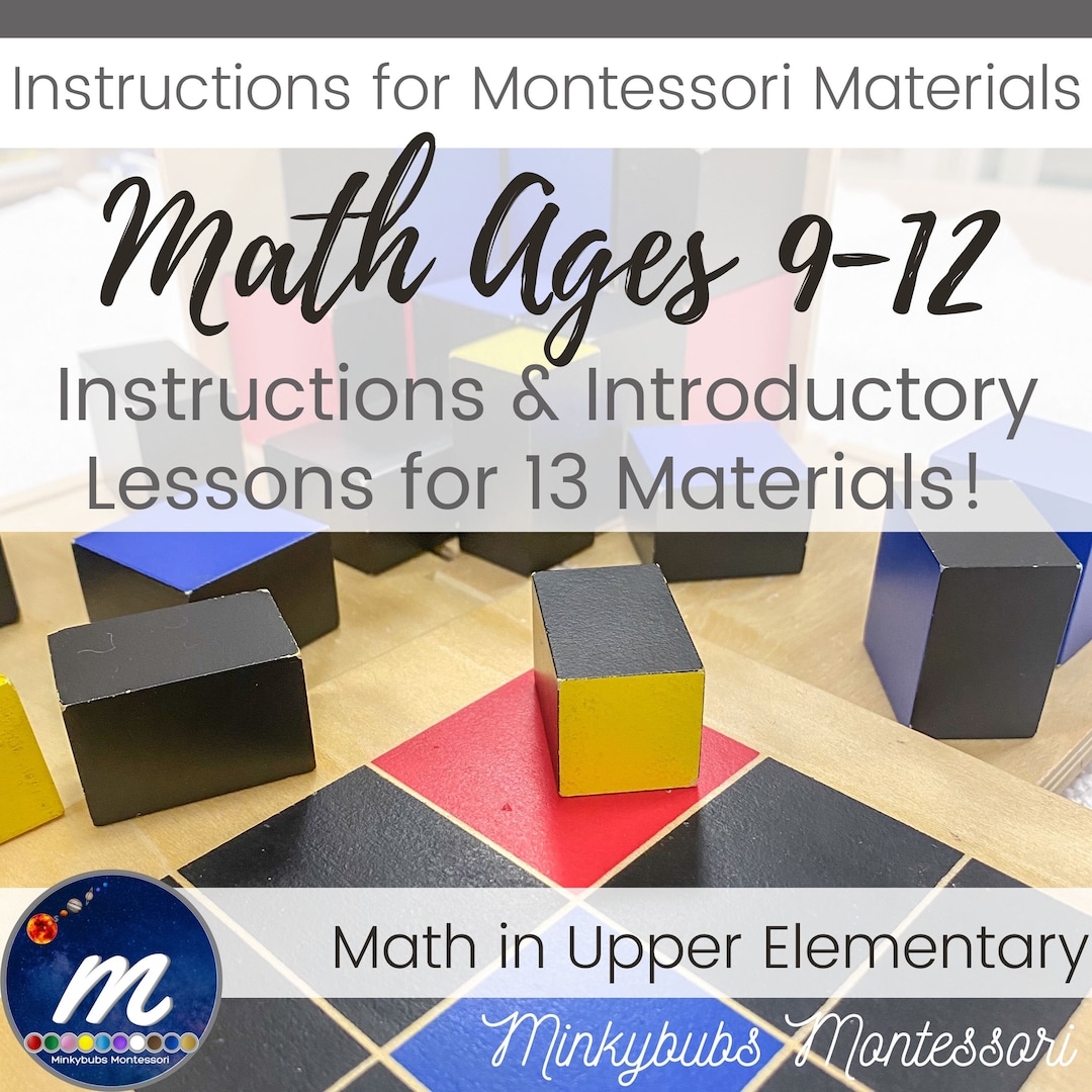 How to Use Your Math 2 Materials Montessori Inc 1st Presentations ...