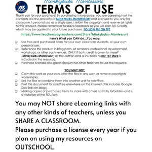 Montessori Fractions Addition Subtraction Multiply Math 1 Manual Part 2 ...