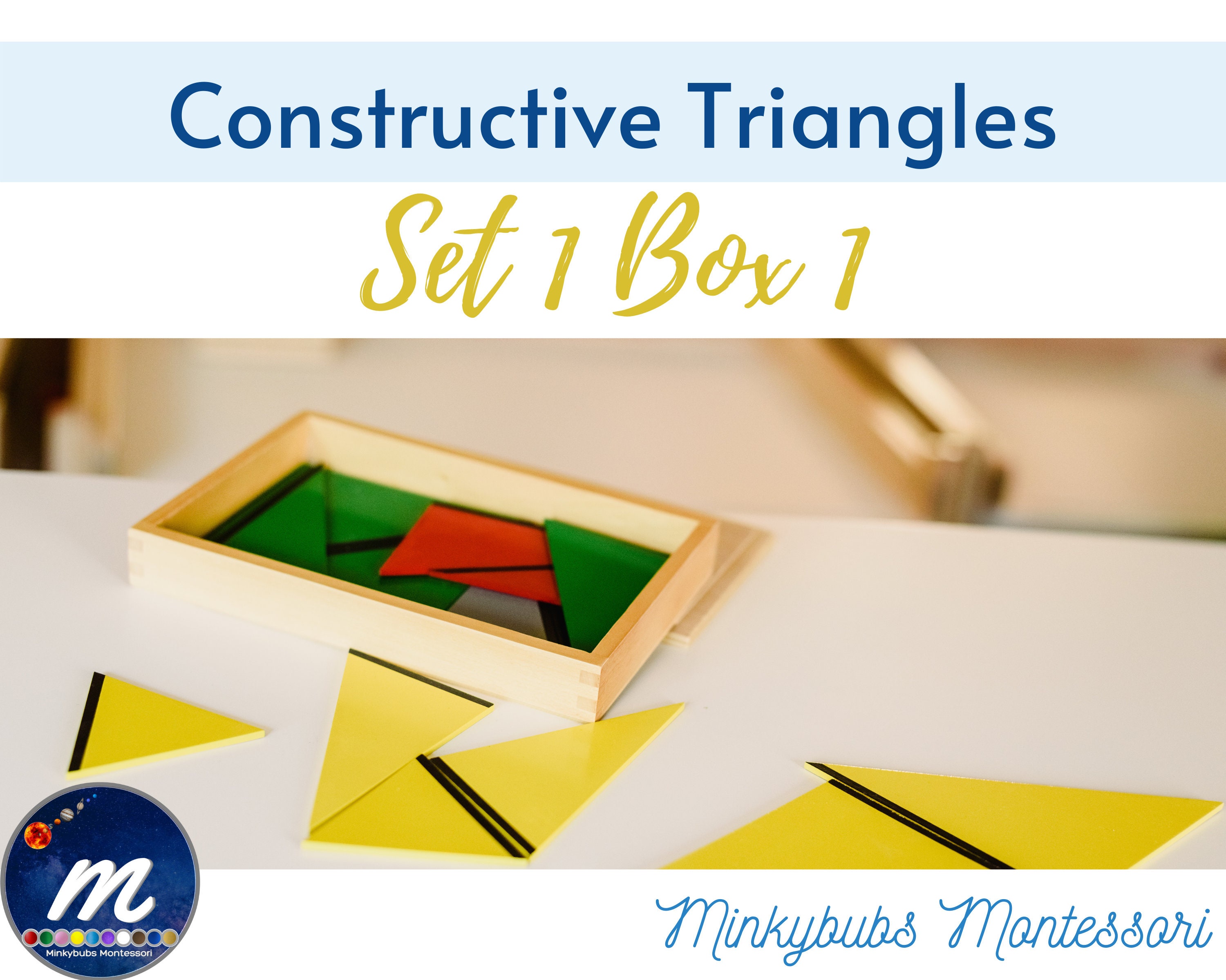 Constructive Triangles Rectangular Colored Set 1 Box 1 Printable ...