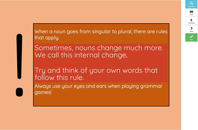 Montessori Grammar Box 2-4B BOOM Articles & Nouns Parts Speech Virtual ...