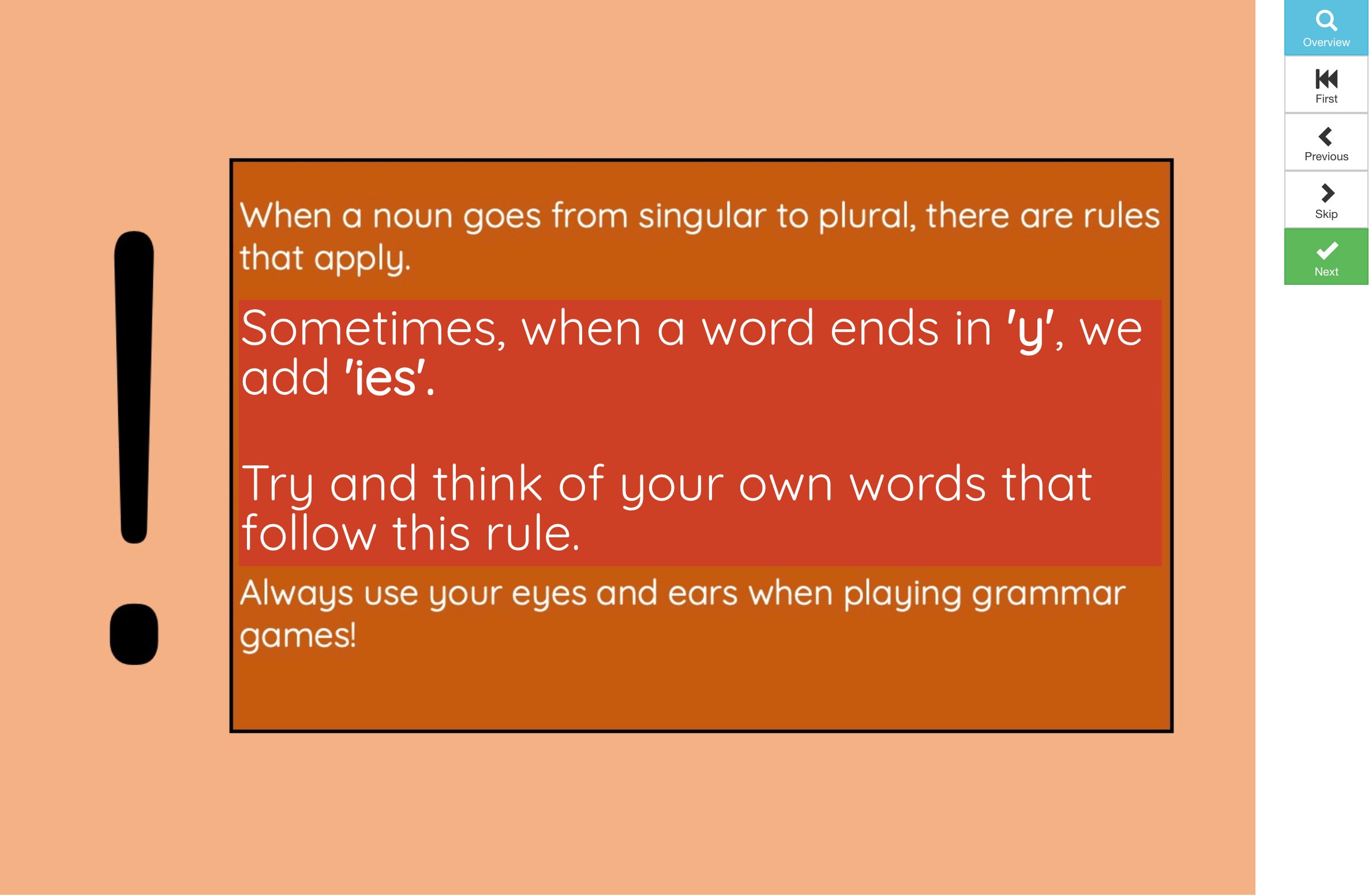 Montessori Grammar Box 2-4A BOOM Articles & Nouns Parts Speech Virtual ...