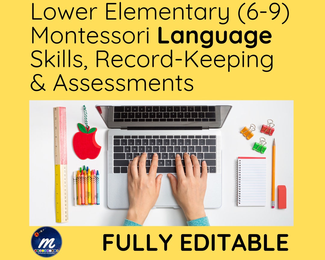 Montessori LOWER ELEMENTARY LANGUAGE Record Keeping Language Yr 1 2 3 ...