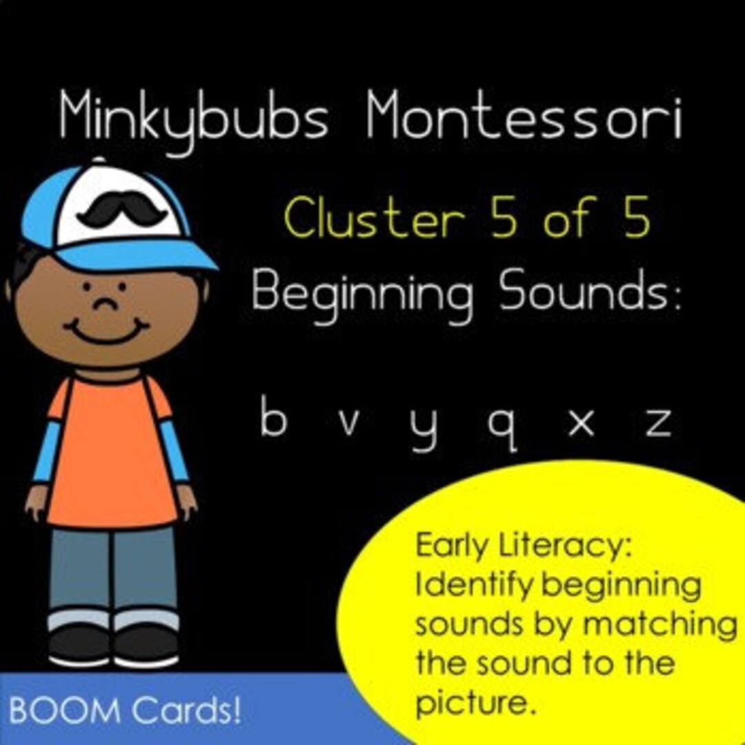 Beginning Letter Sounds Cluster 5 Boom Cards DISTANCE LEARNING Phonics ...