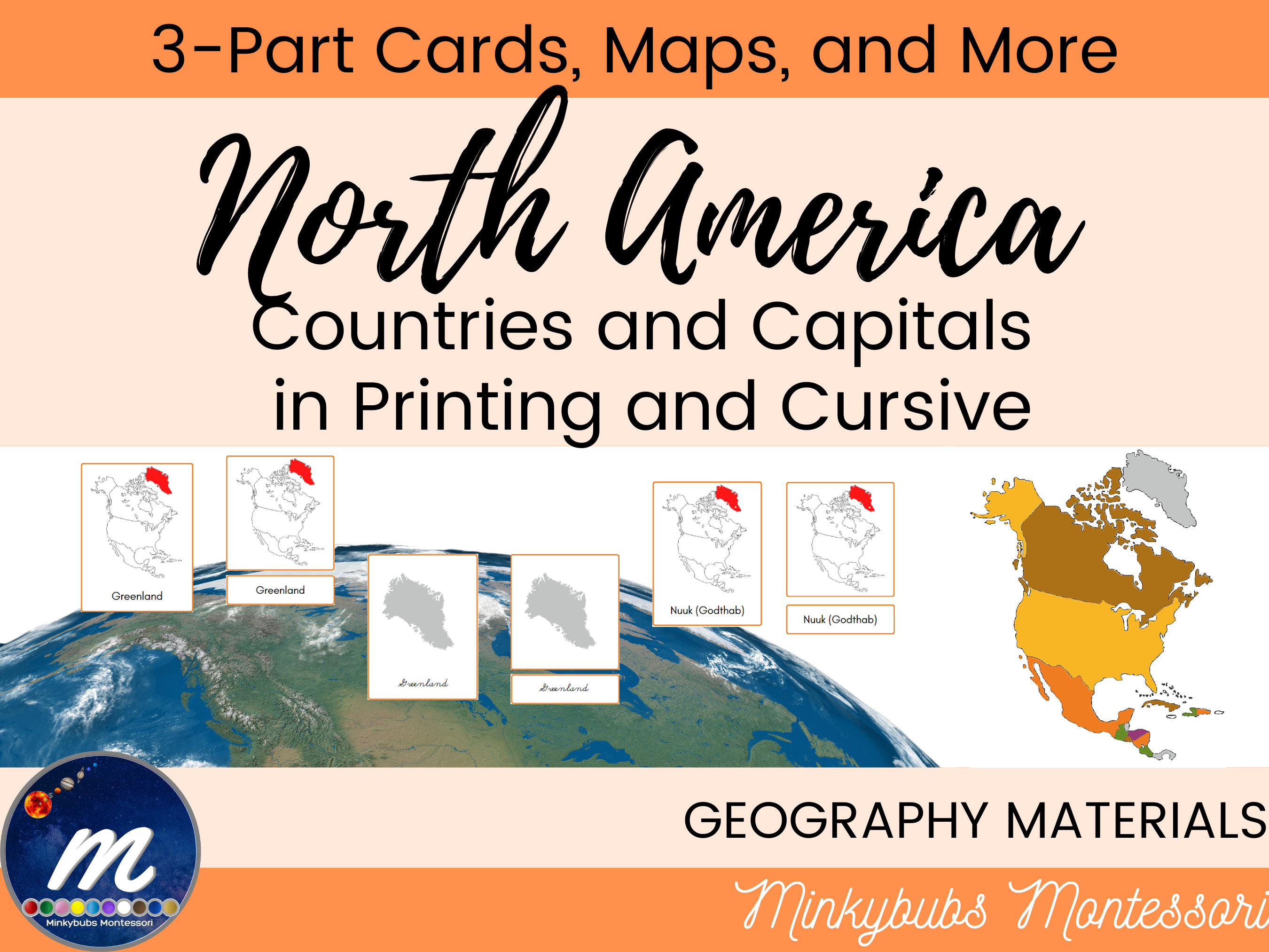 North American Countries And Capitals