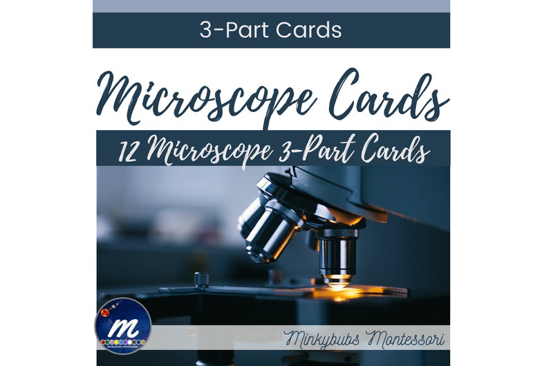 Parts of a Microscope 3 Part Cards - Etsy Australia