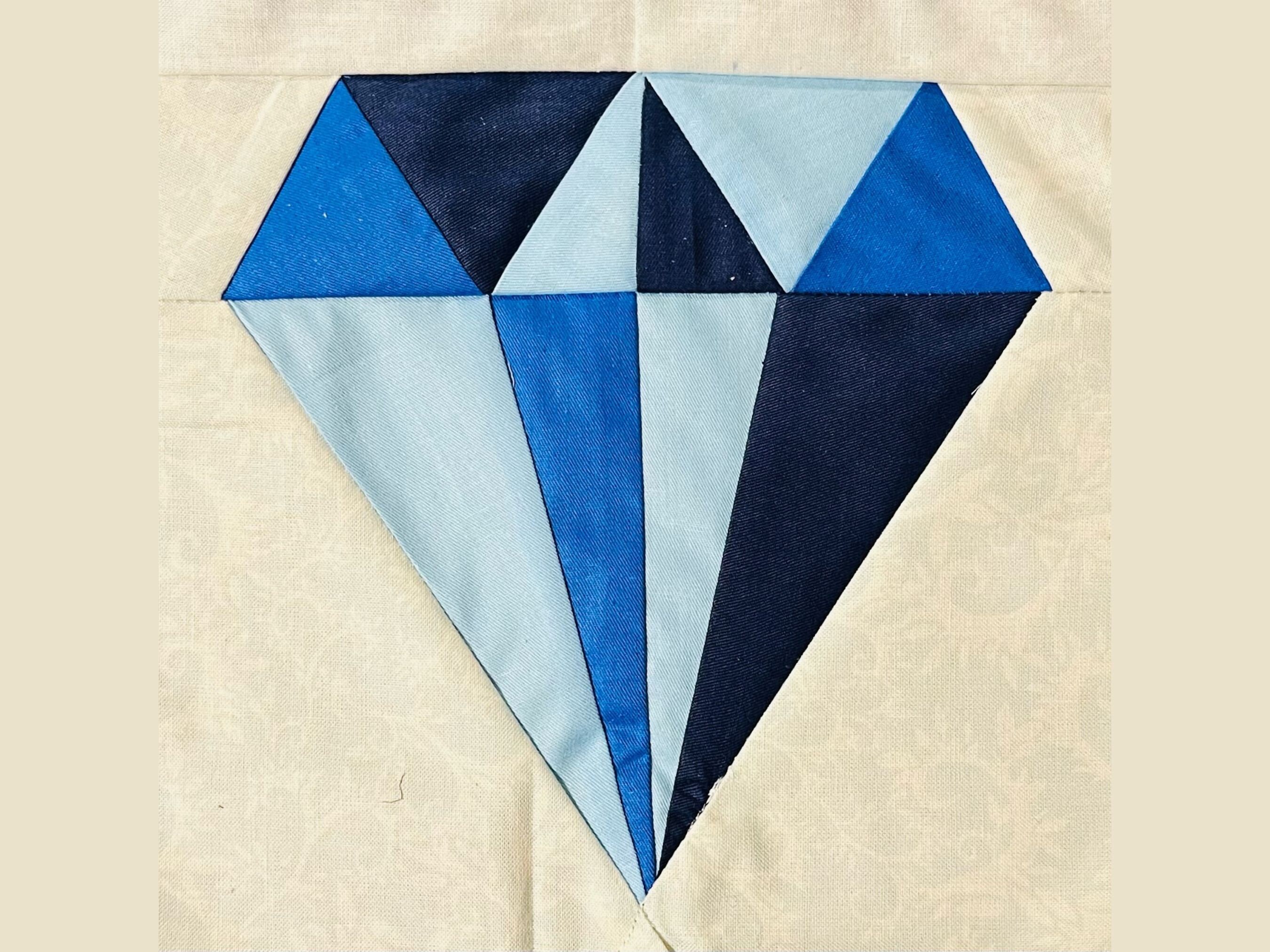 Diamond Jewel Quilt Block Paper Piecing 6-inch Square - Etsy