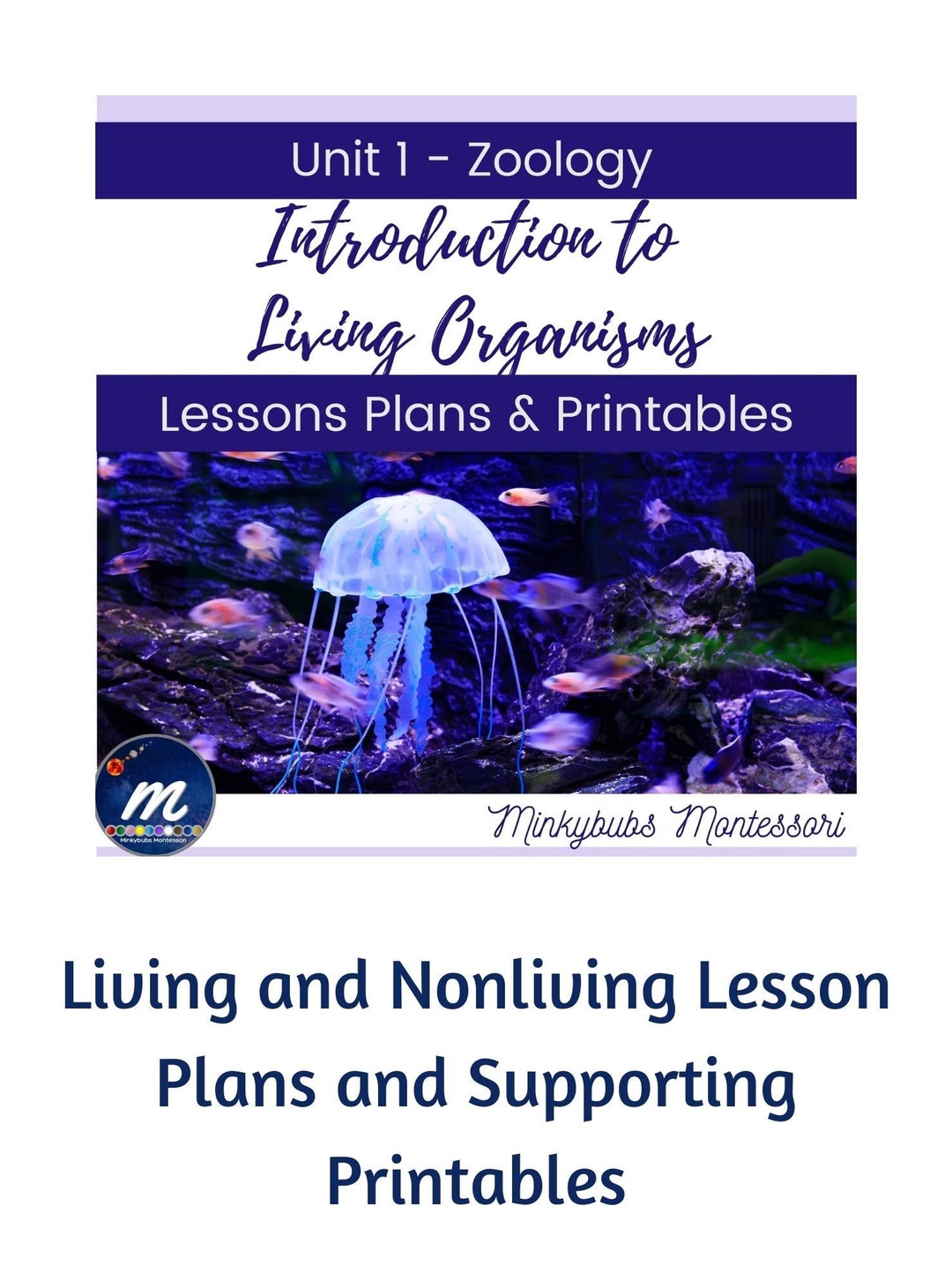 Living Nonliving Lesson Plans Montessori Zoology Manual Resources - Etsy