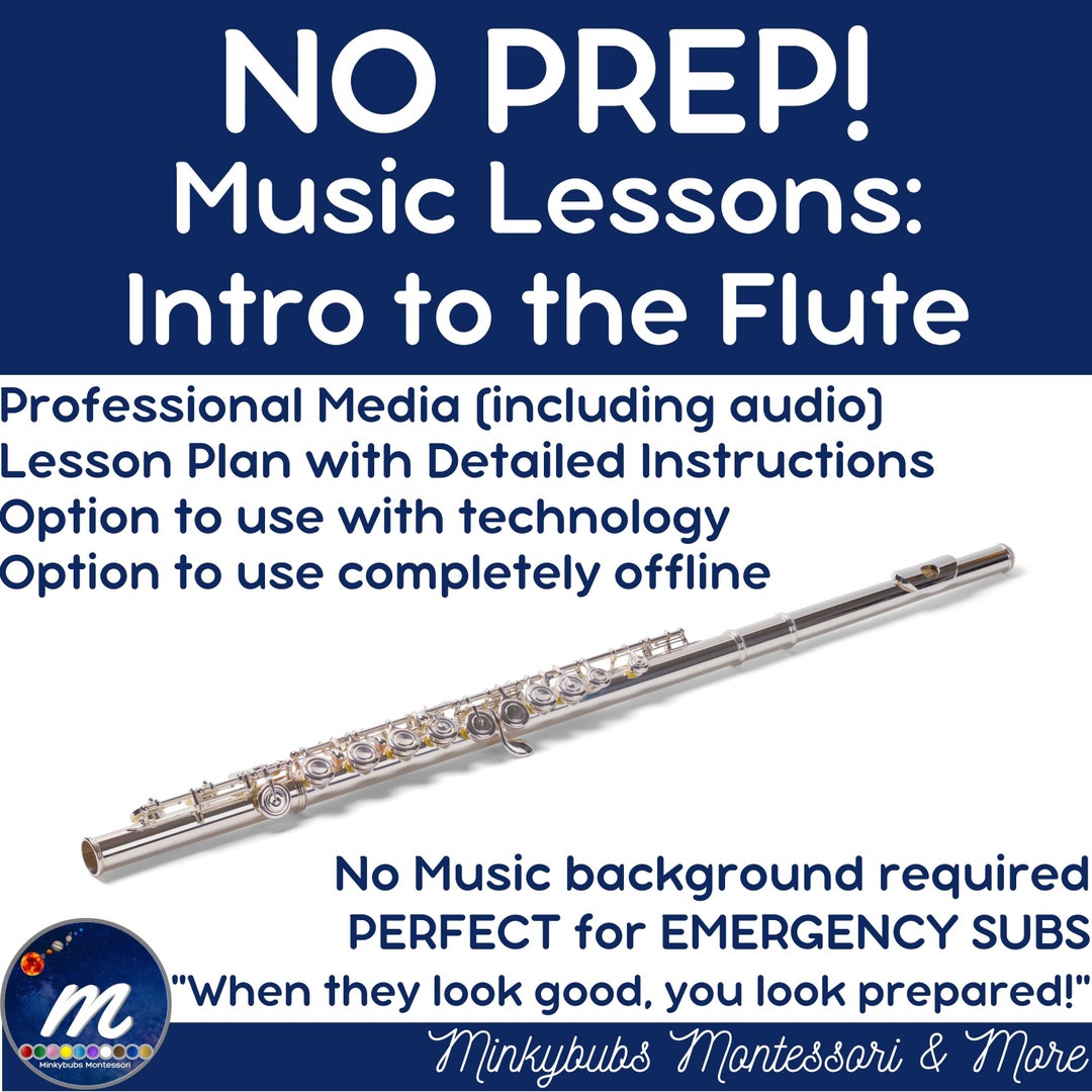 Intro to Flute Lesson Plans Paper Based and Digital Included No Prep - Etsy