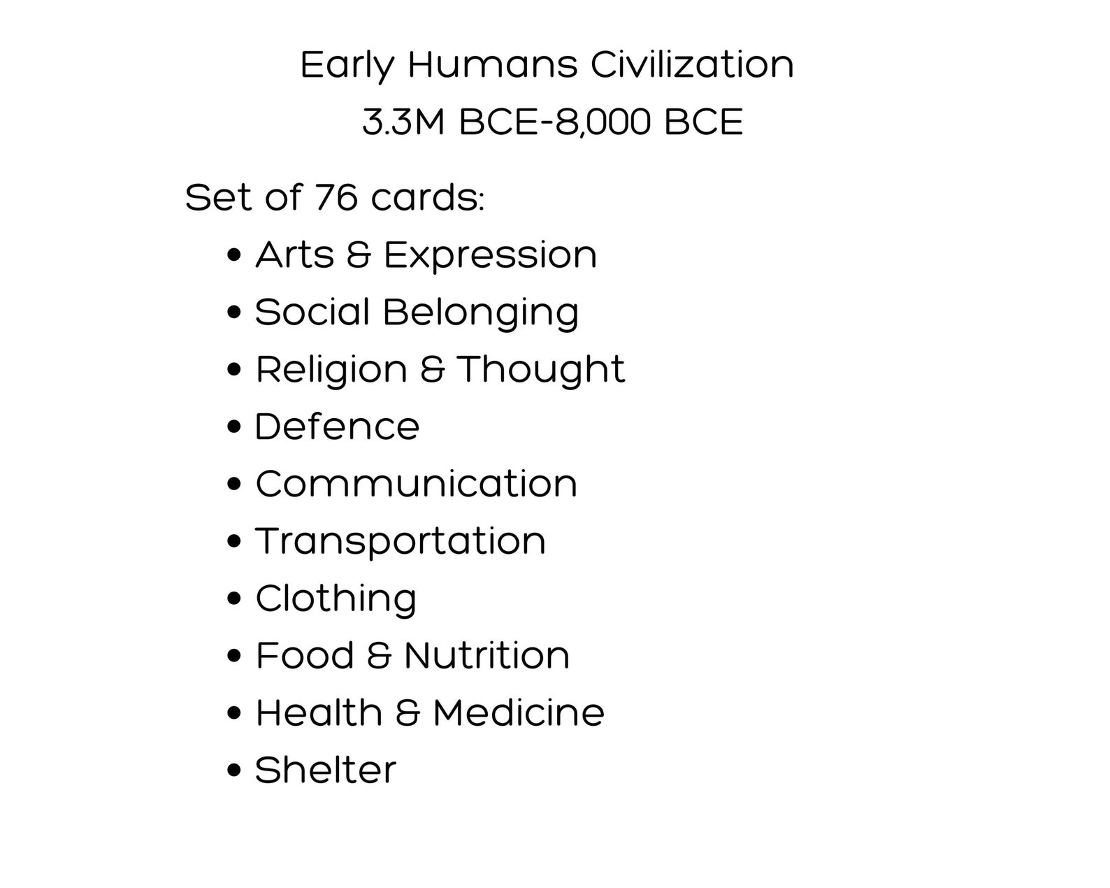 Fundamental Needs Humans Ancient Civilizations EARLY HUMANS 76 Research ...