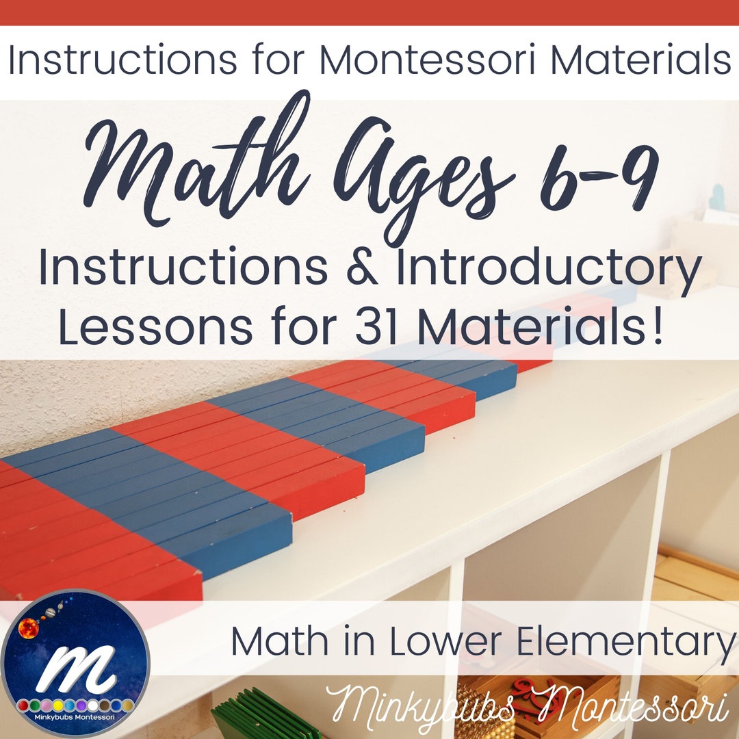 How to Use Your Math 1 Materials Montessori Inc 1st Presentations ...