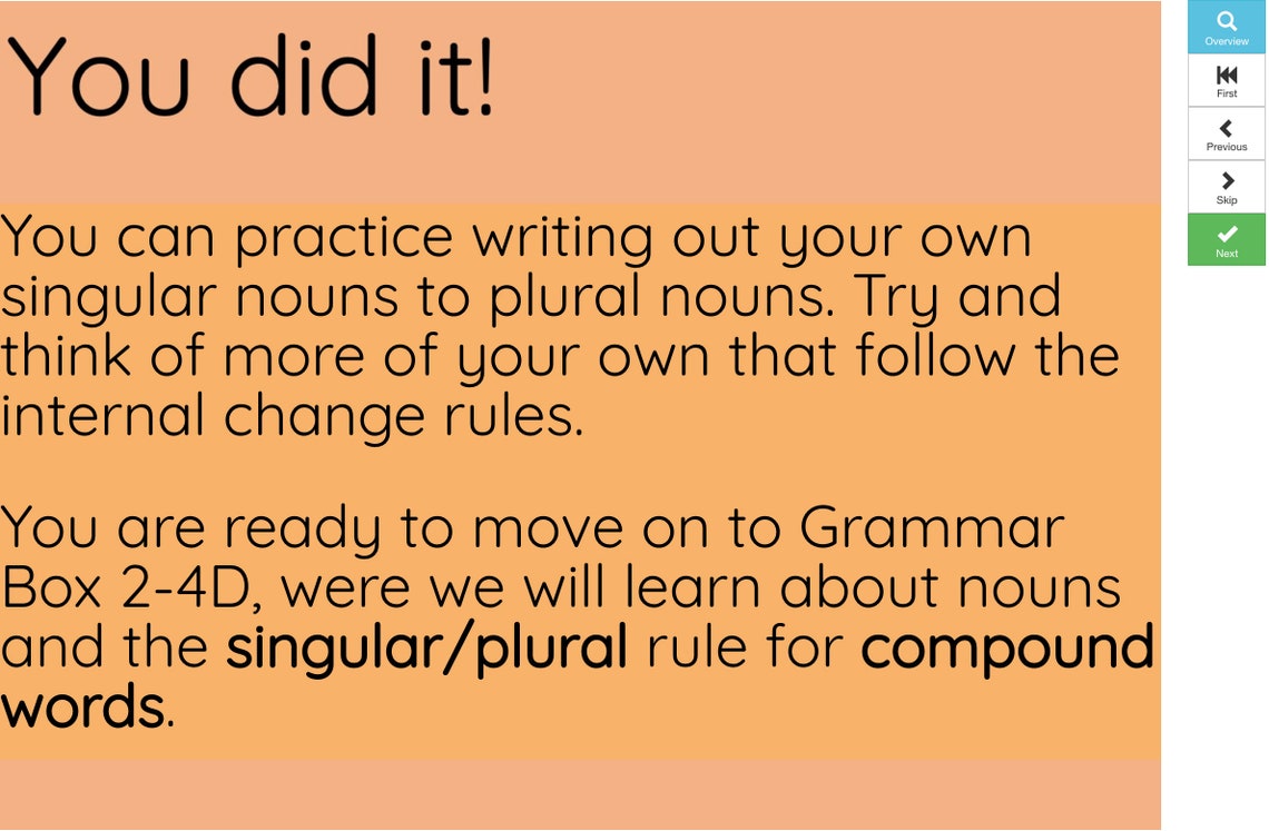 Montessori Grammar Box 2-4C BOOM Articles & Nouns Parts Speech - Etsy