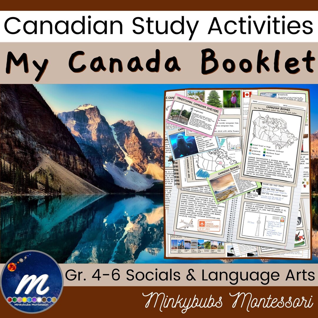 Canada Country Study - Reading Comprehension, Research, and Other ...