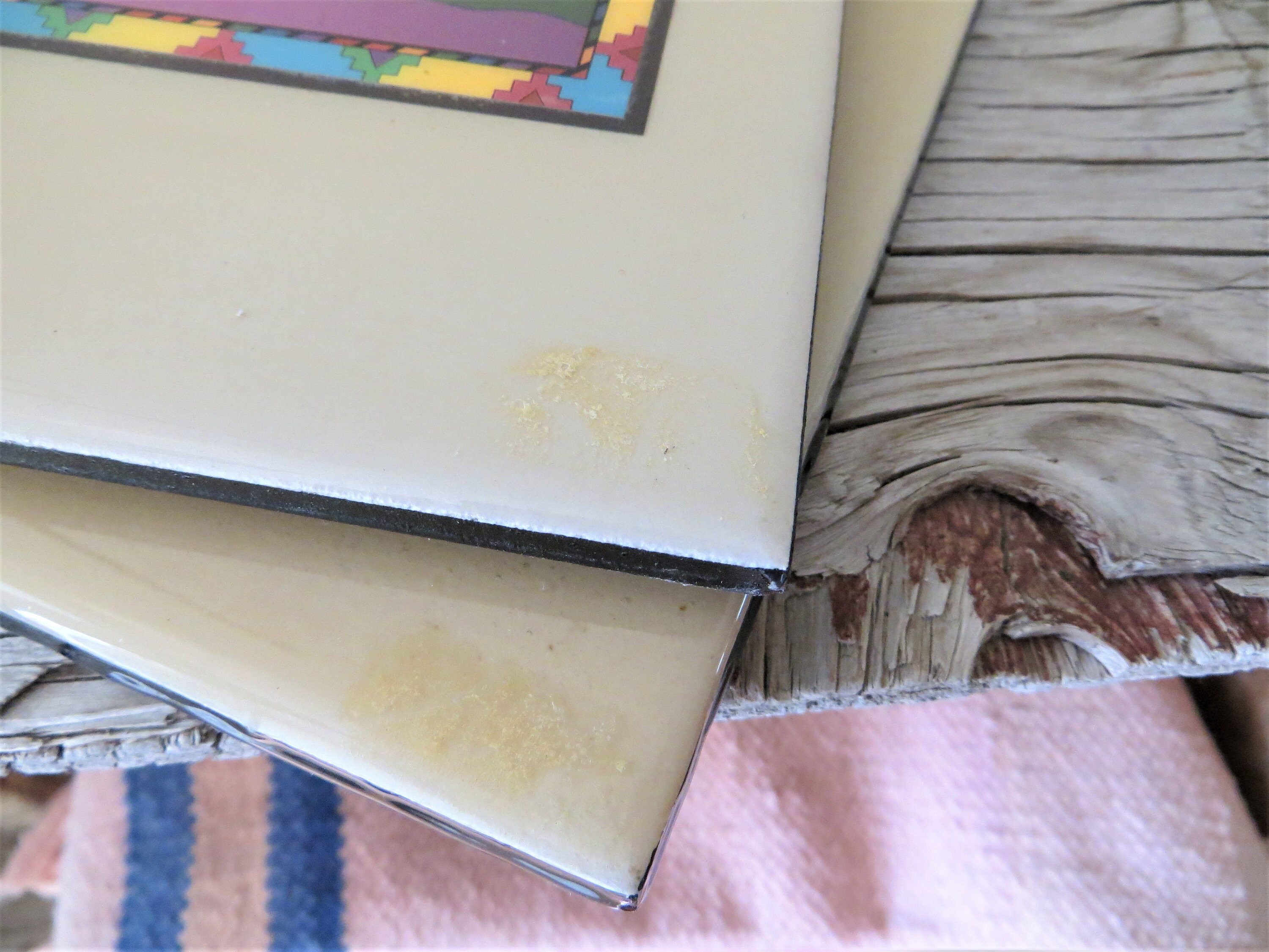 Vintage Tavlos Art Tiles Set of Two Serigraph Silkscreen | Etsy