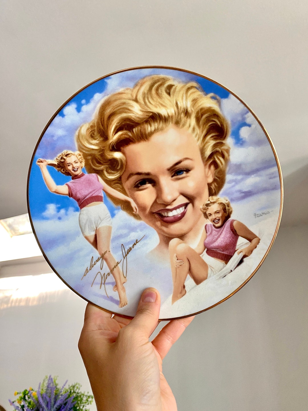 1994 Norma Jeane Plate, the Girl Next Door, Remembering Norma Jeane by ...
