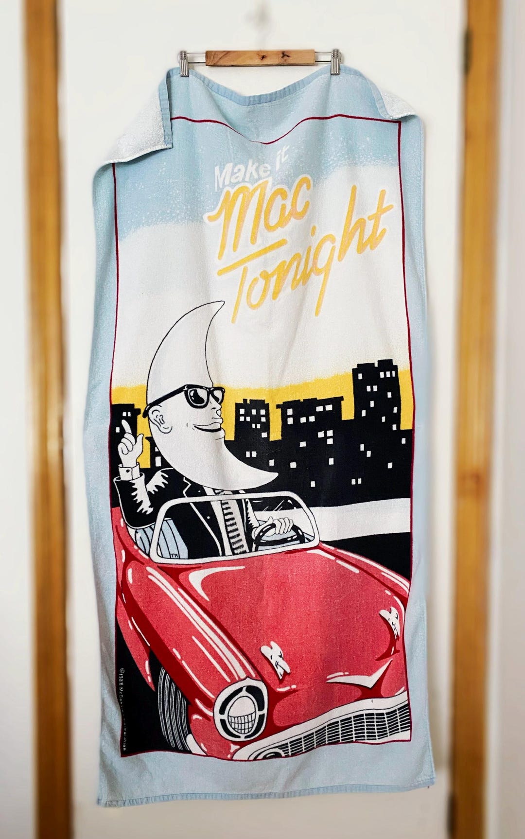 1988 Mac Tonight Towel, Retro Promotional Mcdonald's, Rare Collectible ...