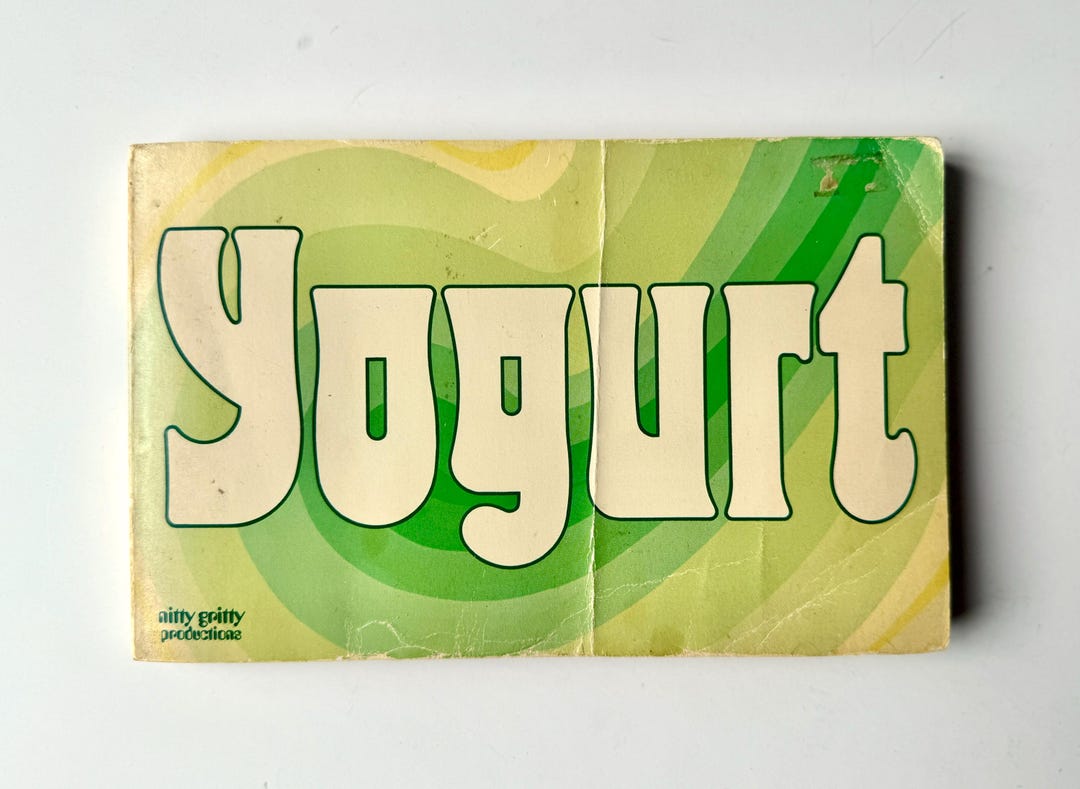 1978 Yogurt Cookbook, Susan Mintz, 70s Americana Cooking, Dairy Recipes ...