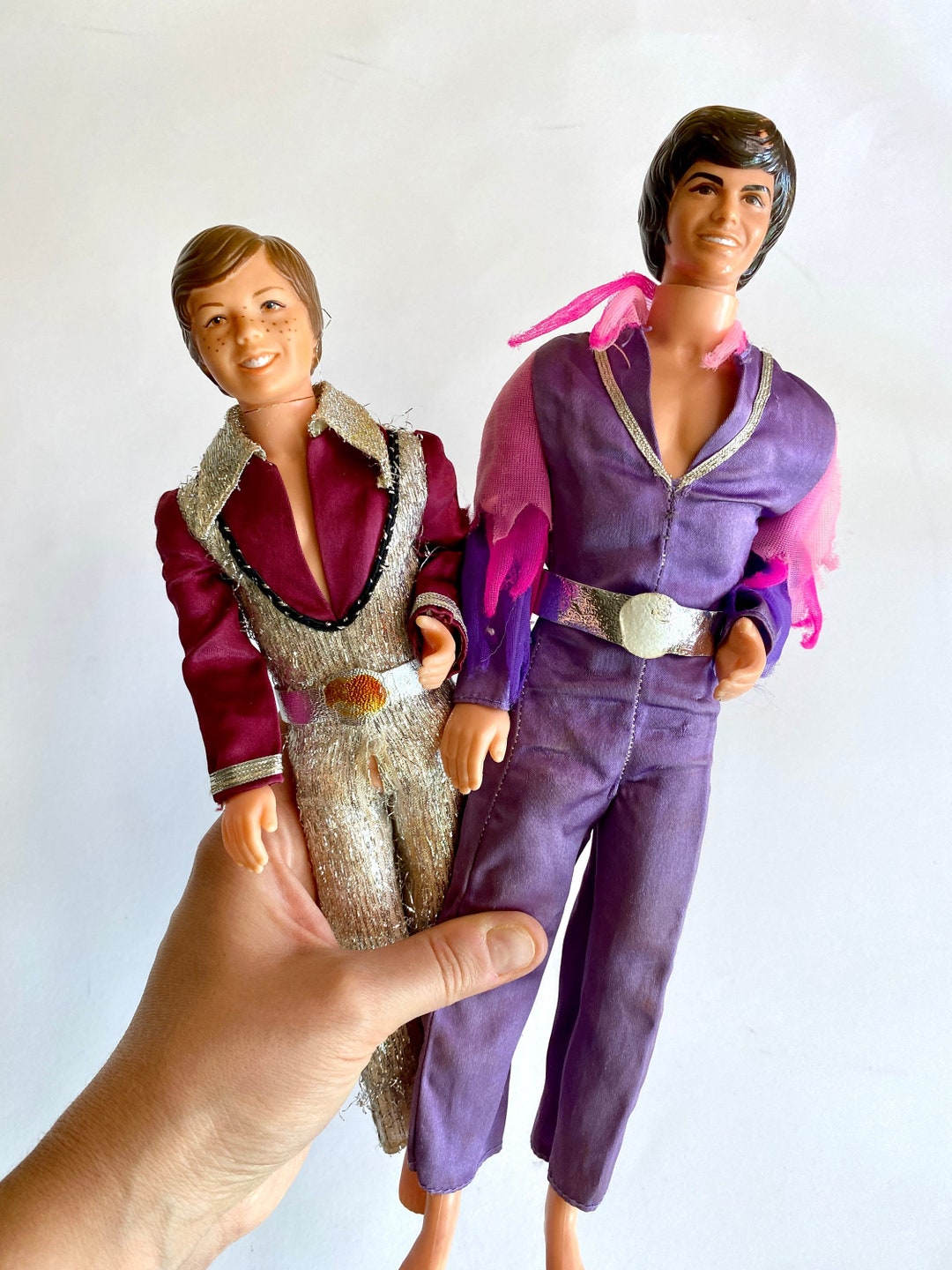 1968 Ken and Ricky Dolls, Disco Ken, 1960s Mattel Barbie Dolls, Set of ...