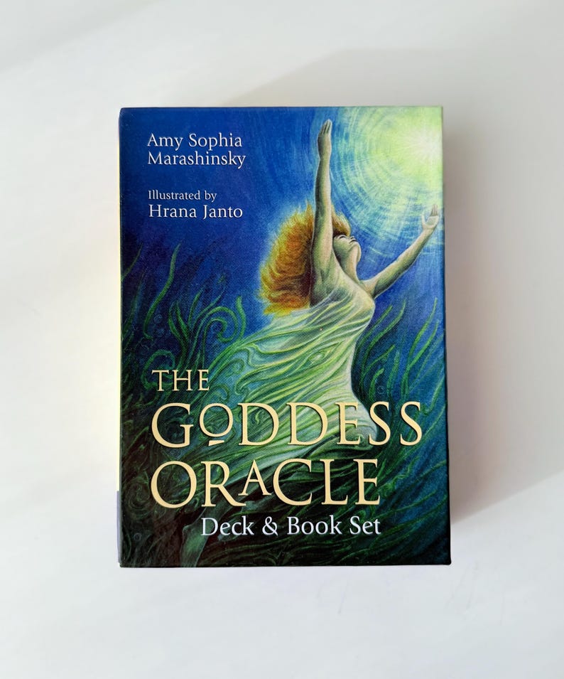 Vintage the Goddess Oracle Tarot Deck and Book Set, Feminist Tarot ...