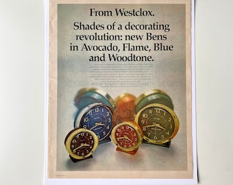 Vintage 1934 Westclox Big Ben Clocks Print Ad - Etsy