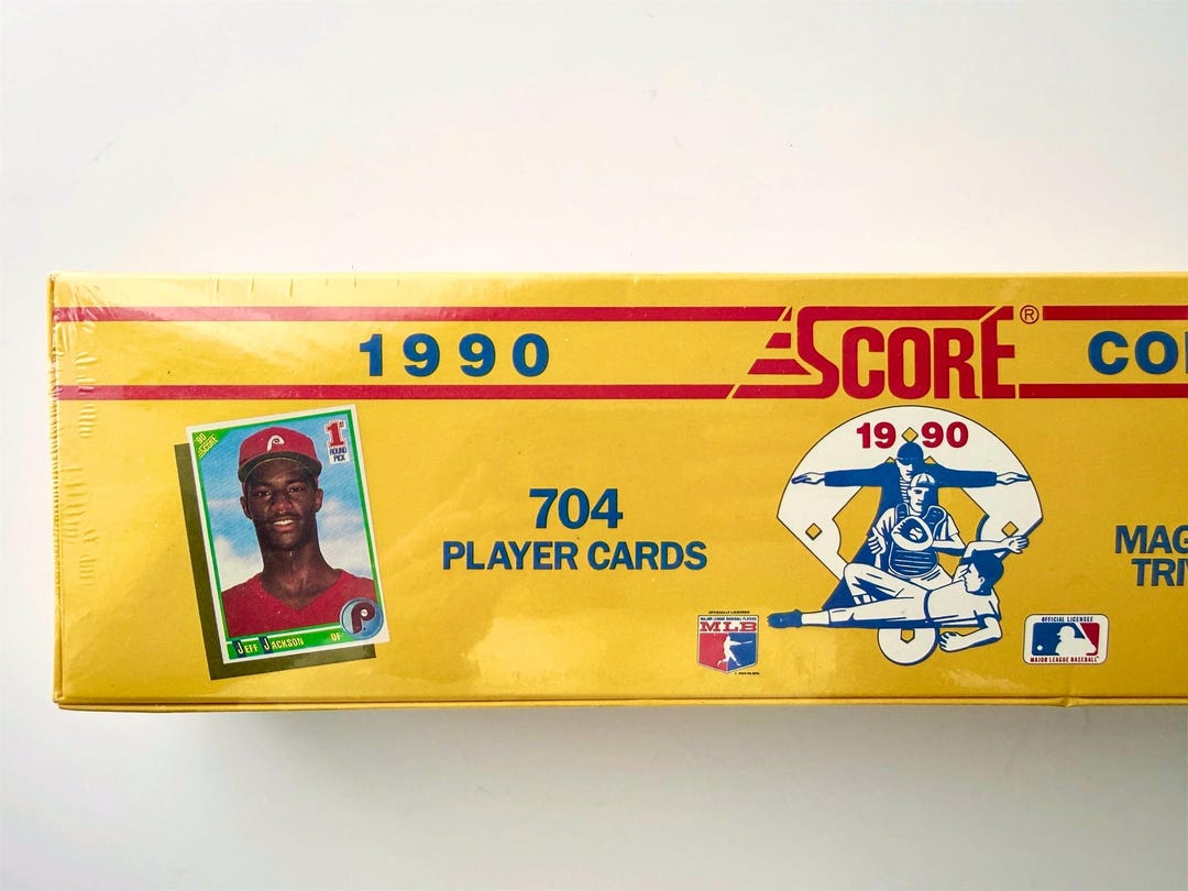 1990 Score Baseball Cards, 704 Complete Sealed Collector Set, Major ...