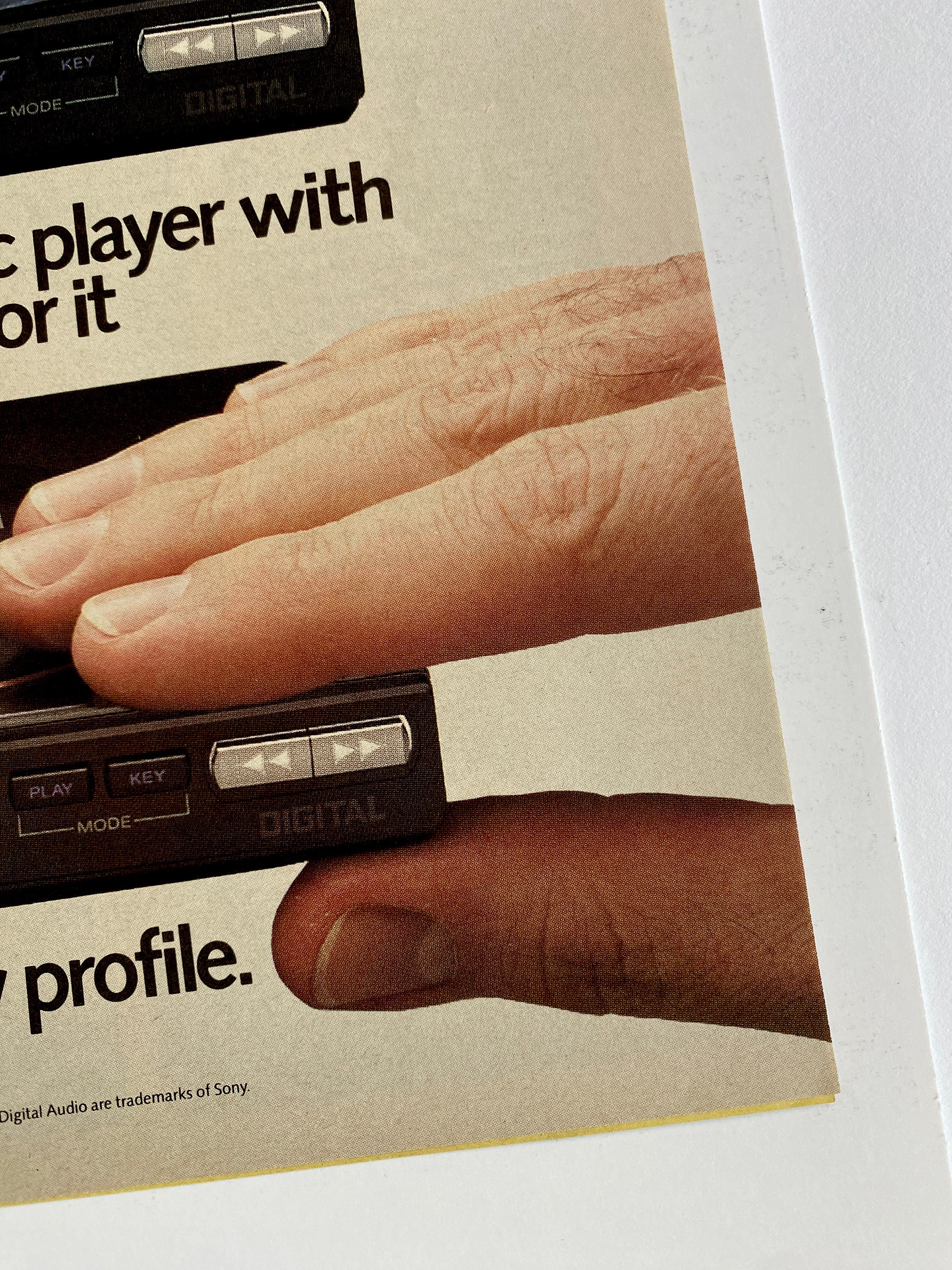 1987 Sony Discman Ad, 80s Music, CD Player Ad, Rolling Stone Magazine ...