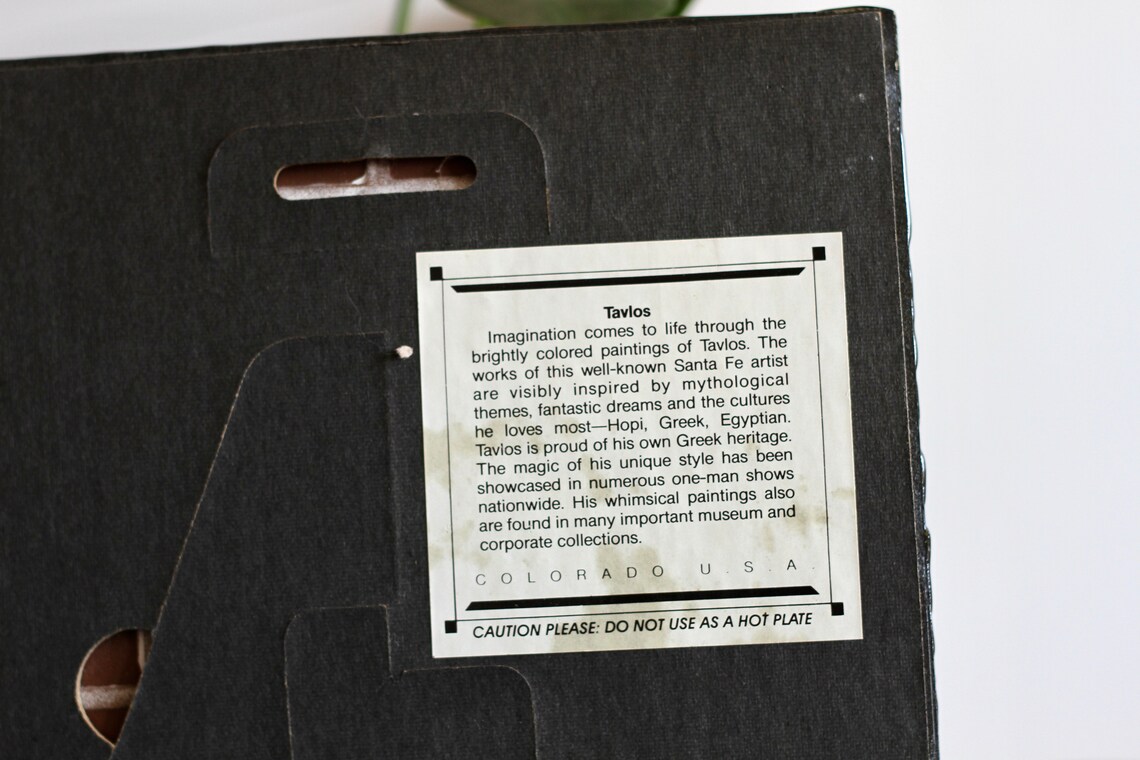 Vintage Tavlos Art Tiles Set of Two Serigraph Silkscreen - Etsy