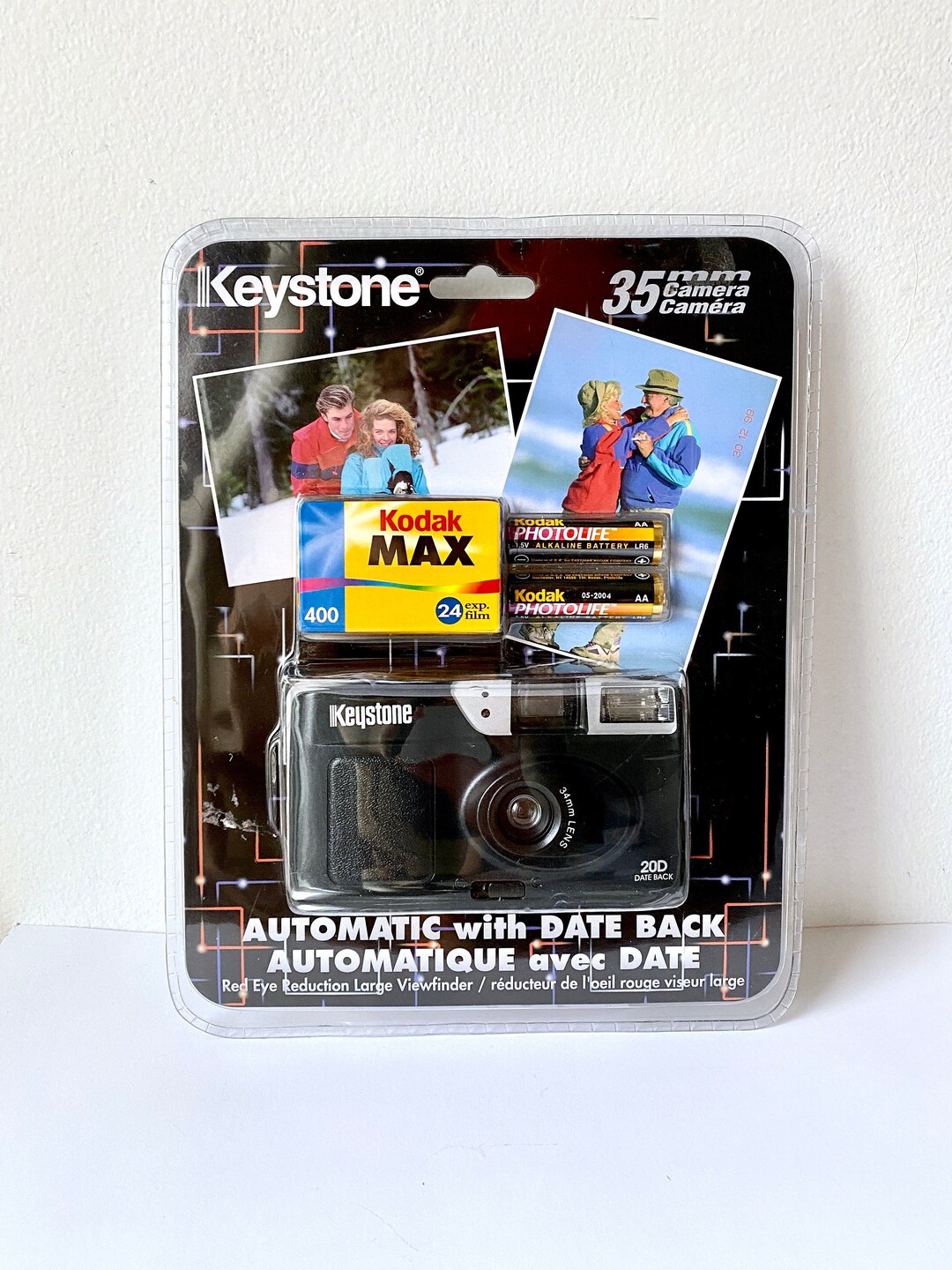 90s Keystone Film Camera, 35mm Point and Shoot Film Camera, Kodak Film ...
