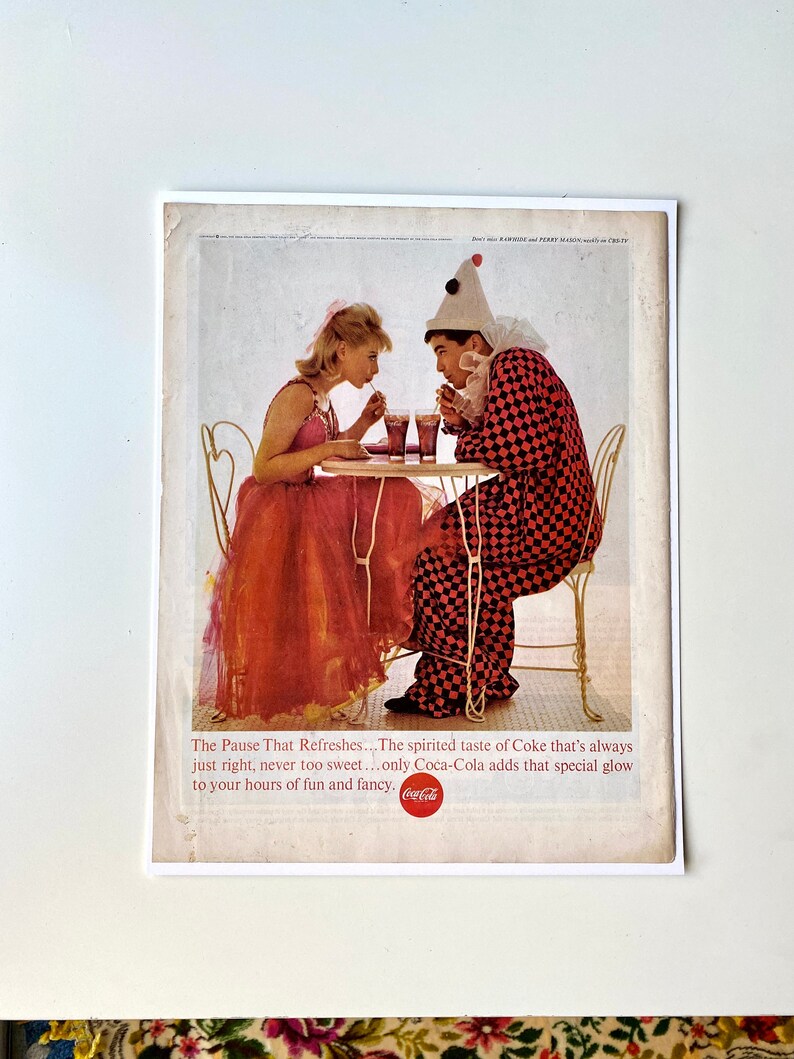 1963 Coca Cola Advertisement Post Magazine Funny Coke Ad - Etsy