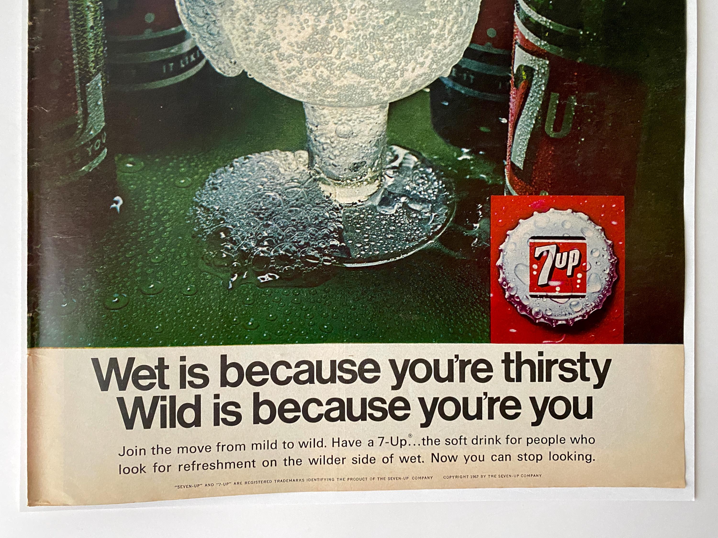 1967 7-up Ad, Mid-century Soda Pop, Life Magazine Americana - Etsy