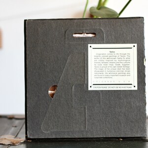 Vintage Tavlos Art Tiles Set of Two Serigraph Silkscreen - Etsy