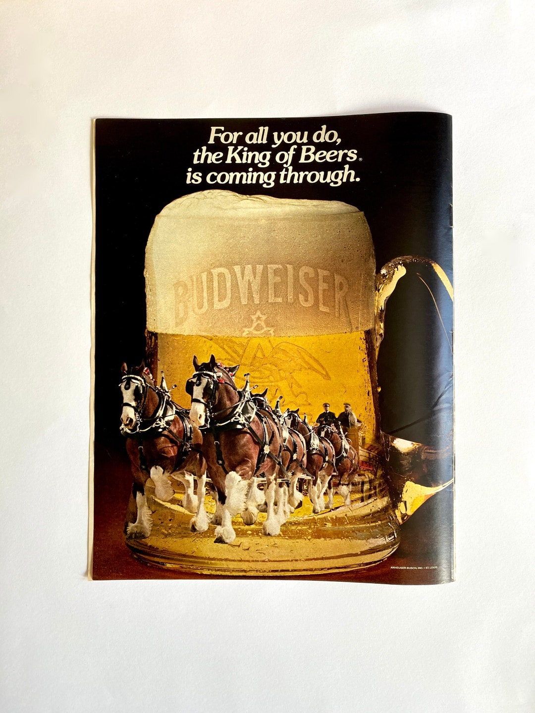 1979 Budweiser Beer Ad, Anheuser-busch, Bud Beer Ad, Life Magazine ...