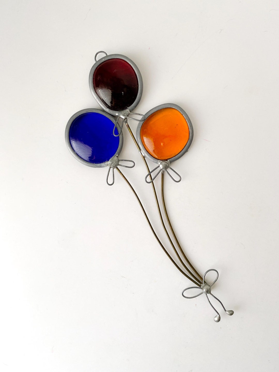 Vintage Balloon Suncatcher, Stained Glass Balloons, Birthday Balloons ...