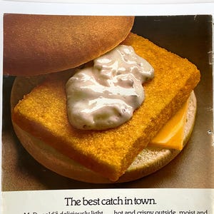 1979 Mcdonald's Filet-o-fish Ad, Retro Fast Food Ad, Mid Century ...