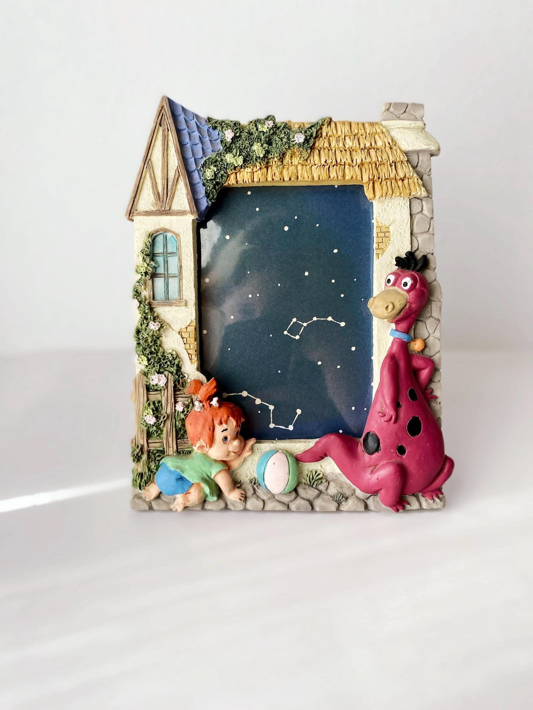 90s Flintstones Picture Frame, Ceramic 4x6 Frame - Etsy