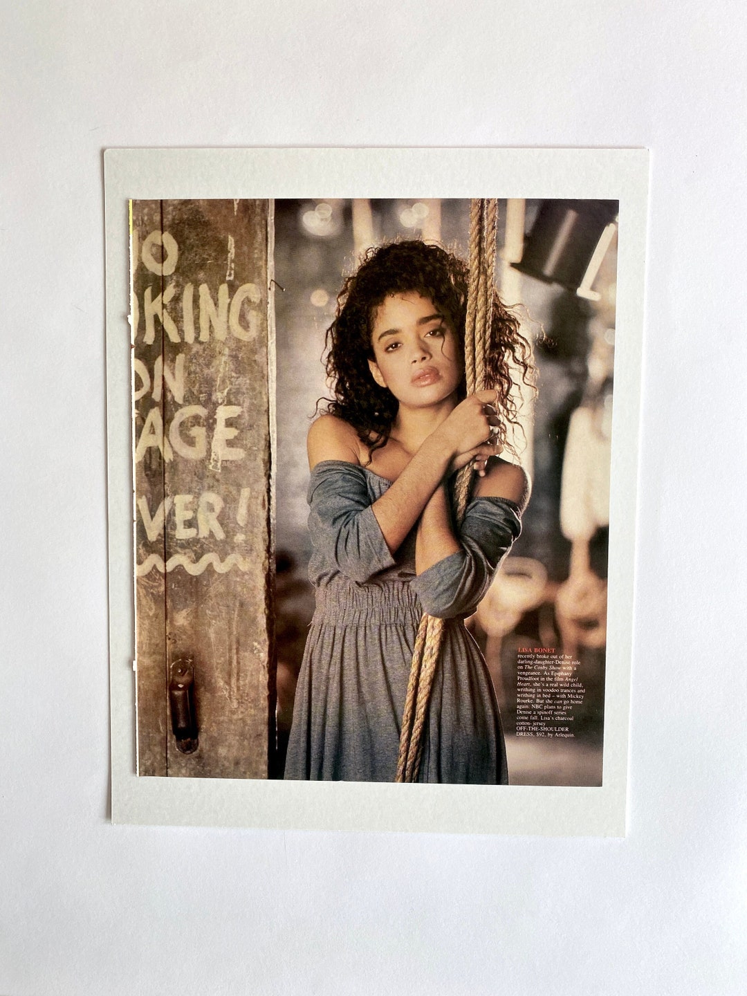 1987 Lisa Bonet Ad, Rolling Stone Magazine, Lenny Kravitz, 80s Pop ...