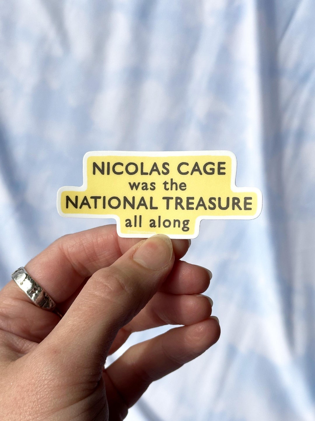 Nicolas Cage Sticker - Etsy