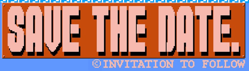 NES Super Mario Bros. Save the Date - Etsy Canada