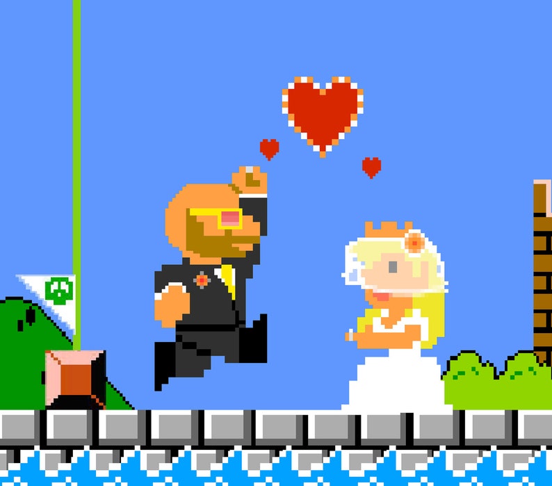 NES Super Mario Bros. Save the Date - Etsy Canada