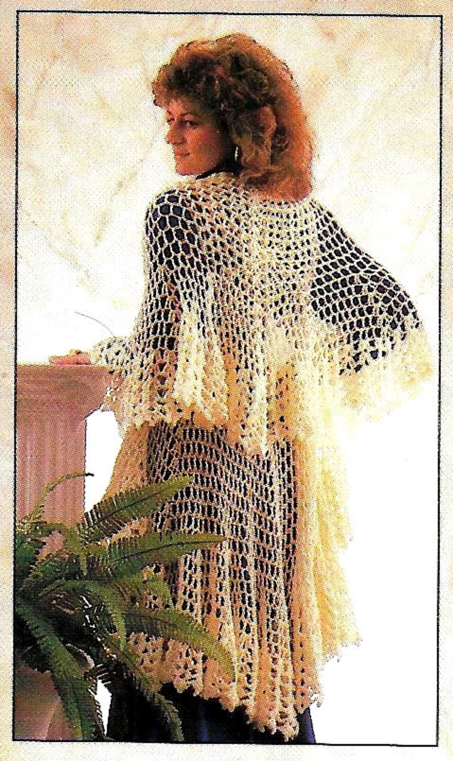 Vintage Crochet Pattern Vintage Crochet Shawl Pattern - Etsy