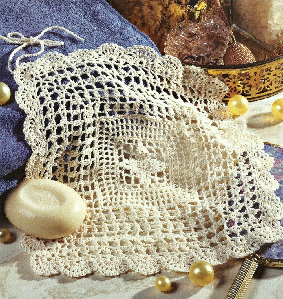 Victorian Look Facial Cloth Pattern Wash Cloth Crochet - Etsy