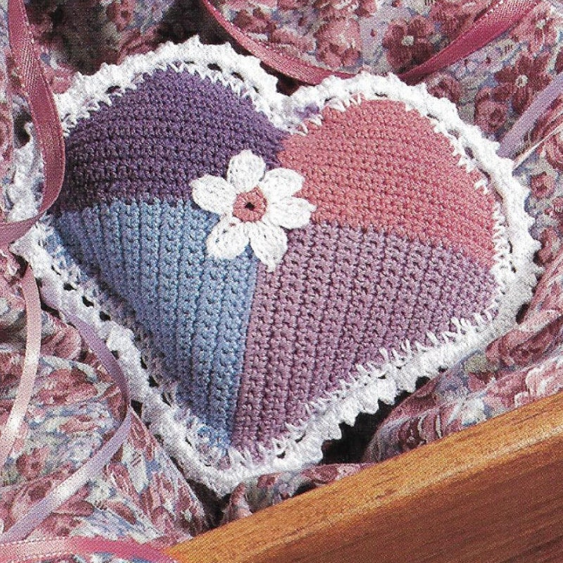 Crochet Heart Sachet - Etsy