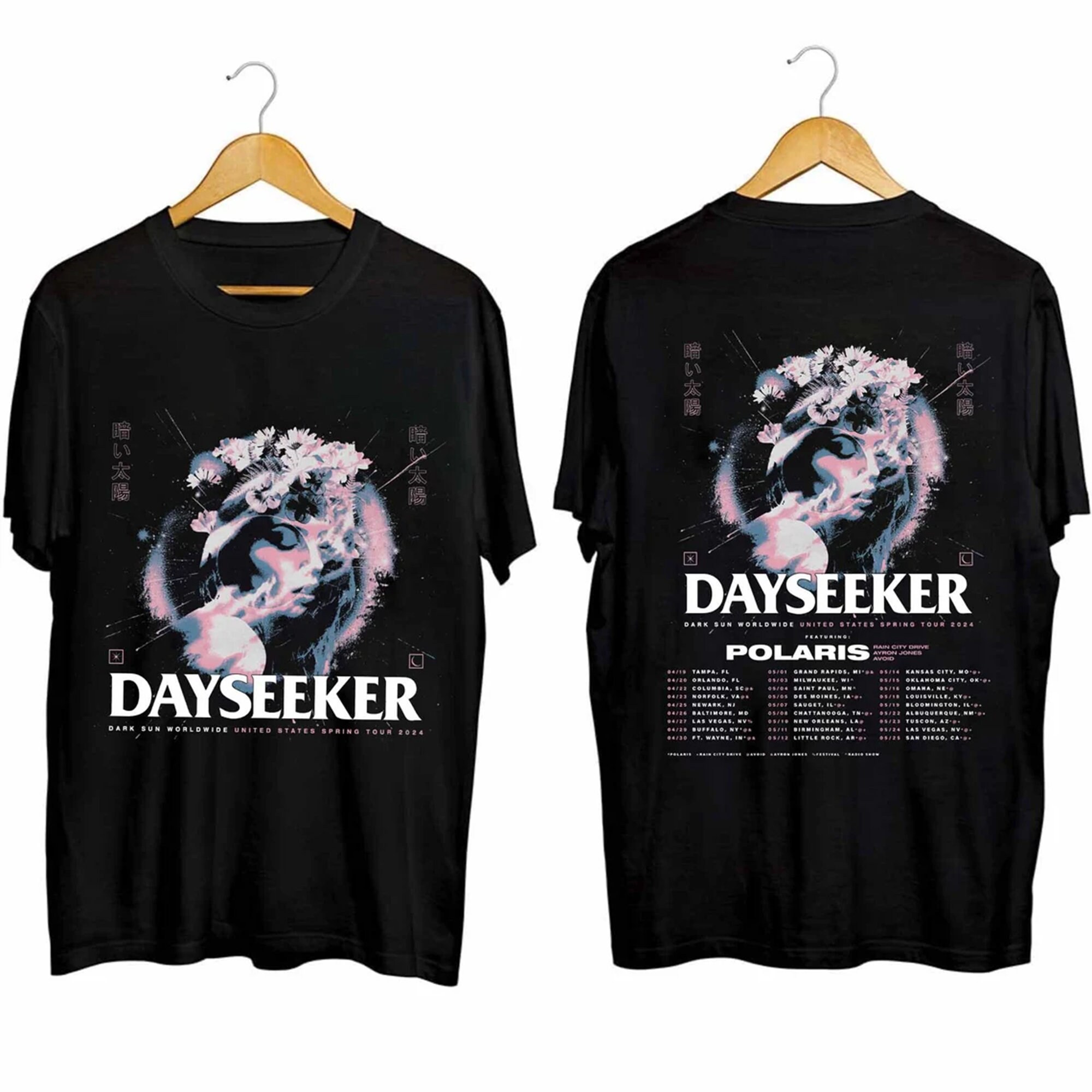 Dayseeker - Dark Sun Spring 2024 Tour T Shirt sold by Glad Caritta ...