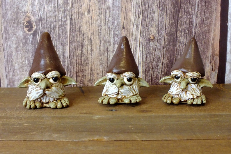 Green Goblin Dwarf Troll Figurine Handcrafted OOAK Woodland - Etsy