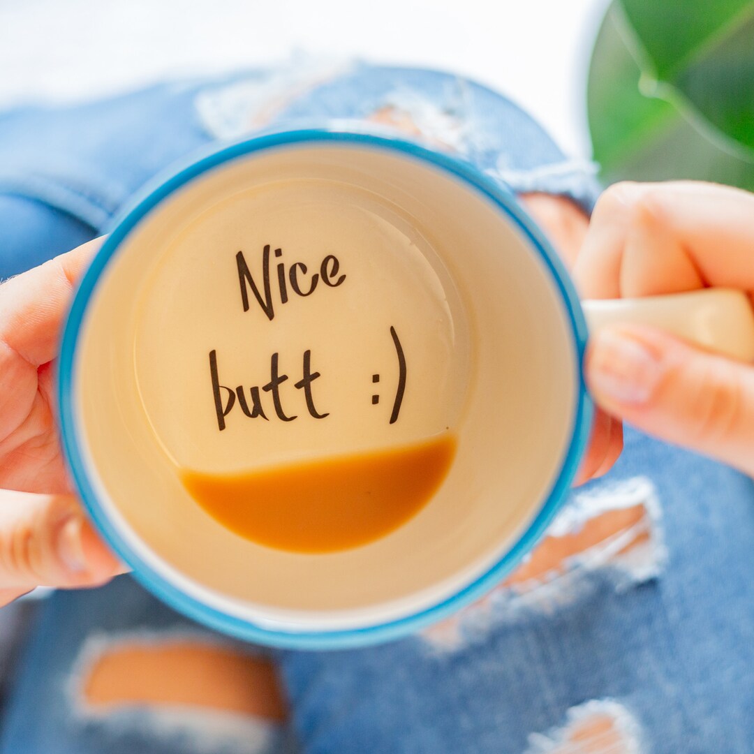 Nice Butt Cup, Funny Boyfriend Girlfriend Wife Husband Cheeky Gift - Etsy