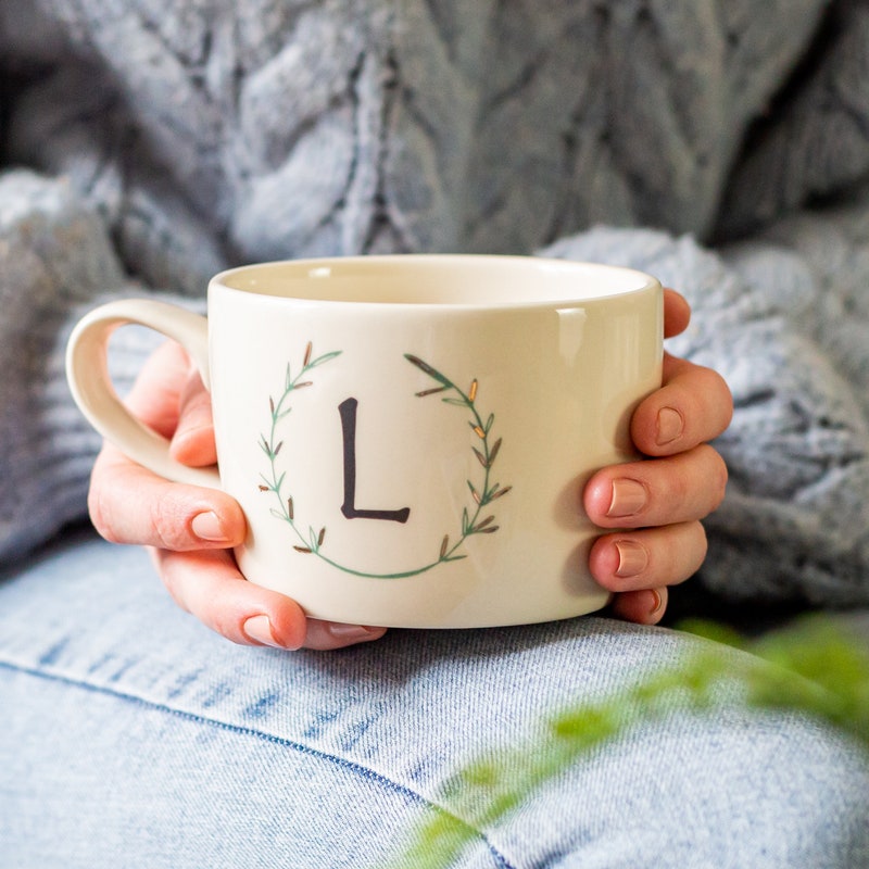 Monogram Mug - Etsy